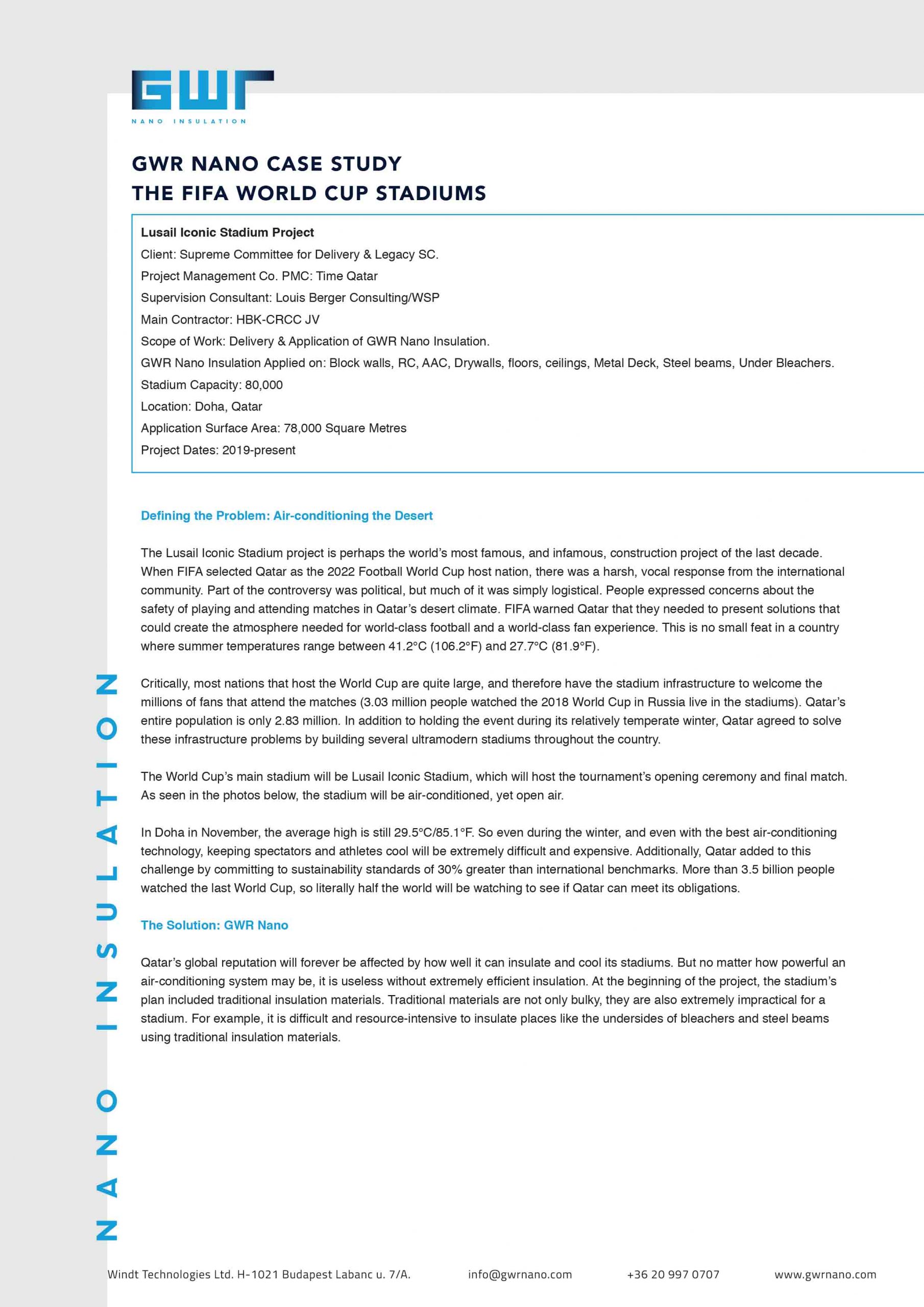 DOKUMENTÁCIÓK - GWR NANO HŐSZIGETELÉS